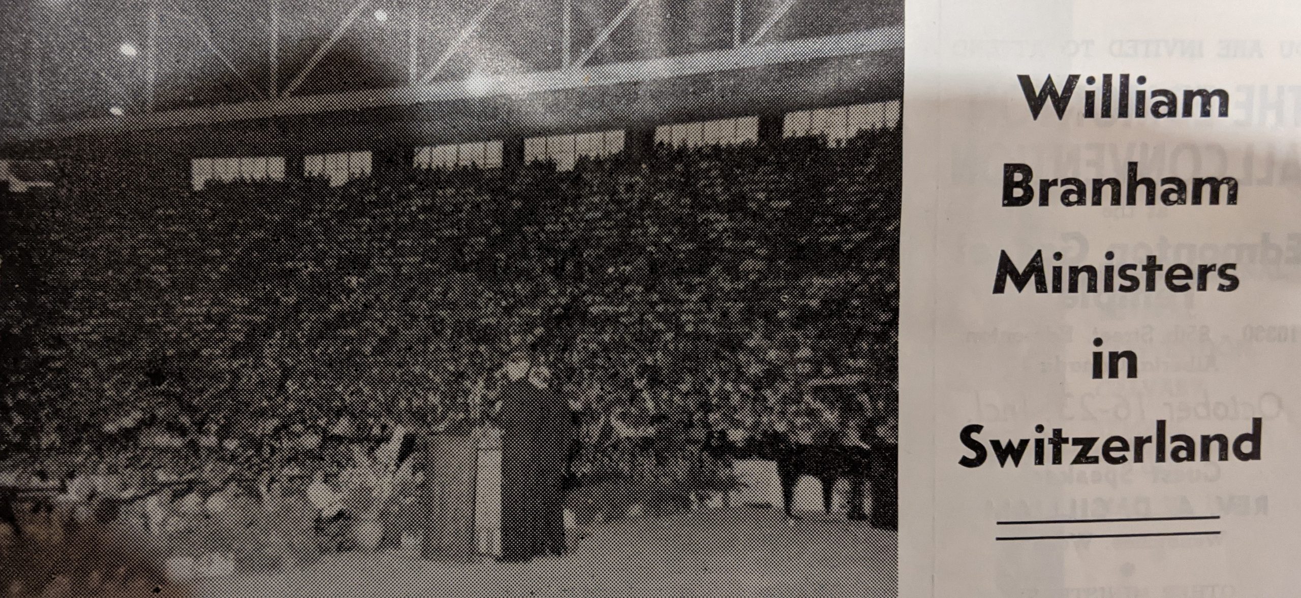 Rev. William Branham - Faith Assembly Church - Sermons & Contenders